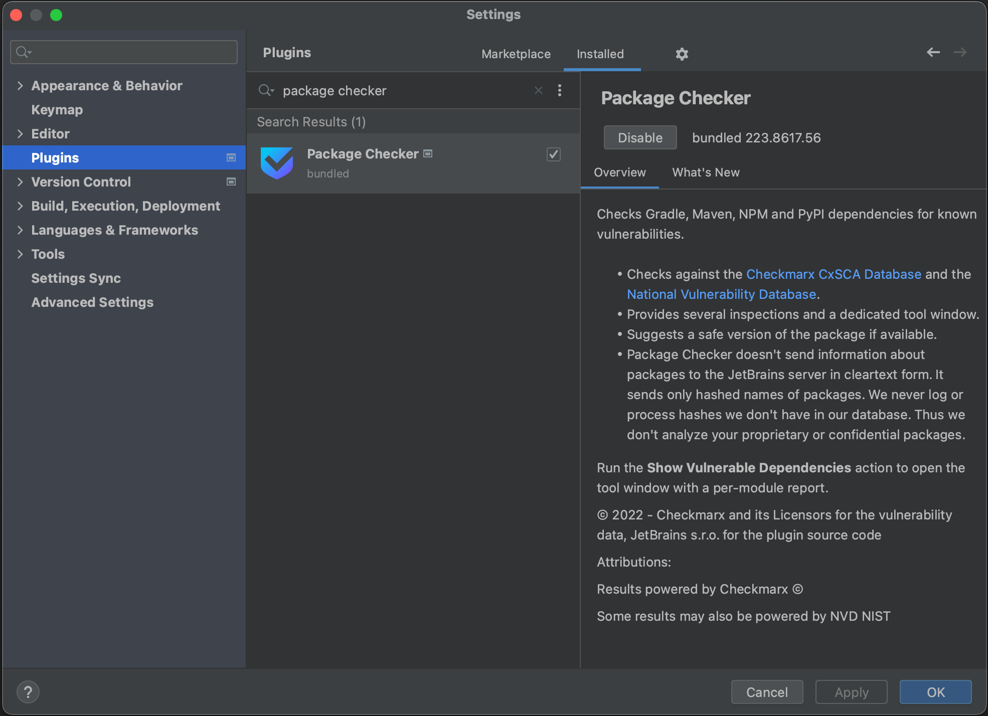 Package Checker Find And Fix Vulnerabilities Inside Intellij Idea