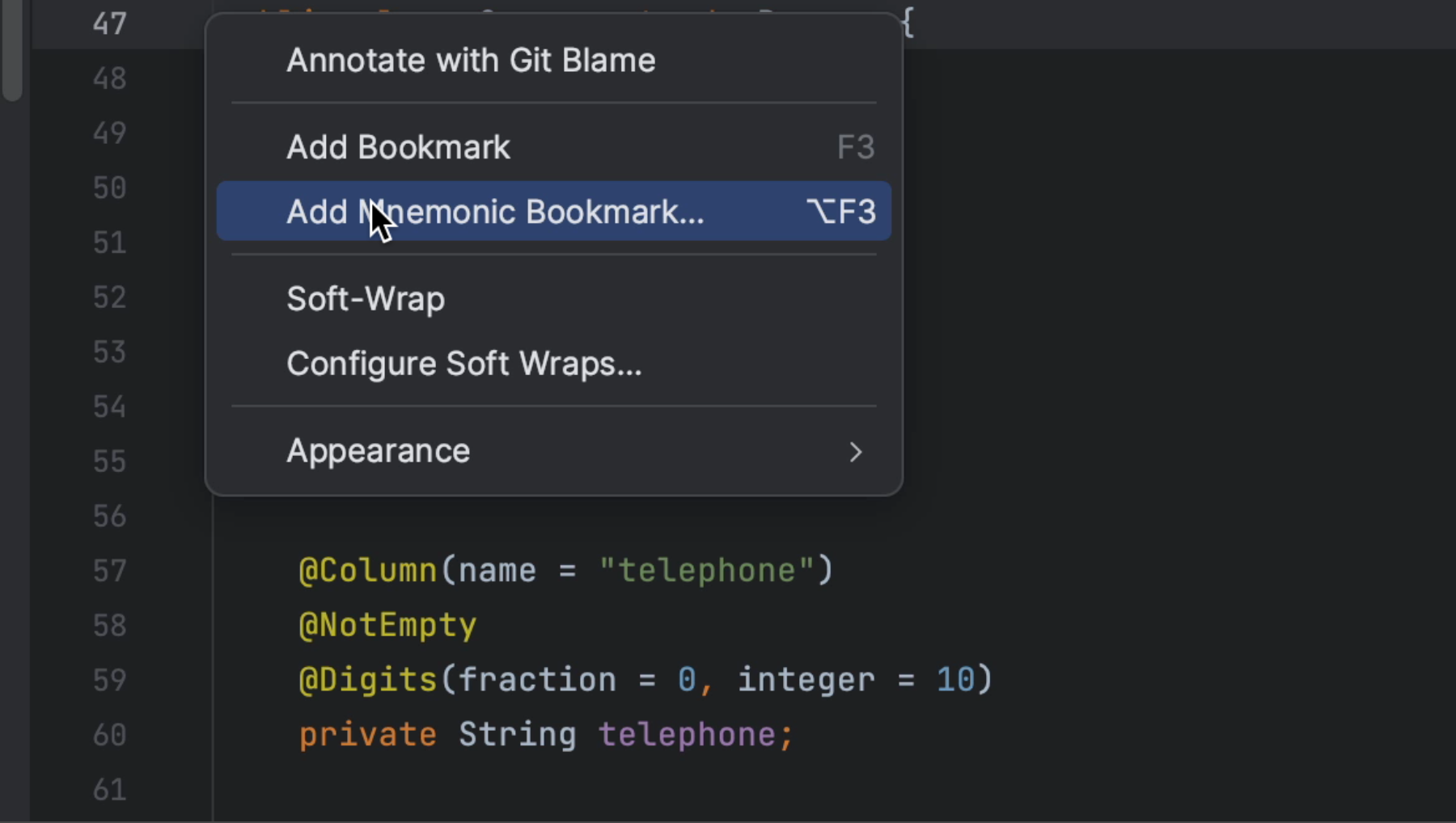 Using bookmarks in IntelliJ IDEA - Marit van Dijk