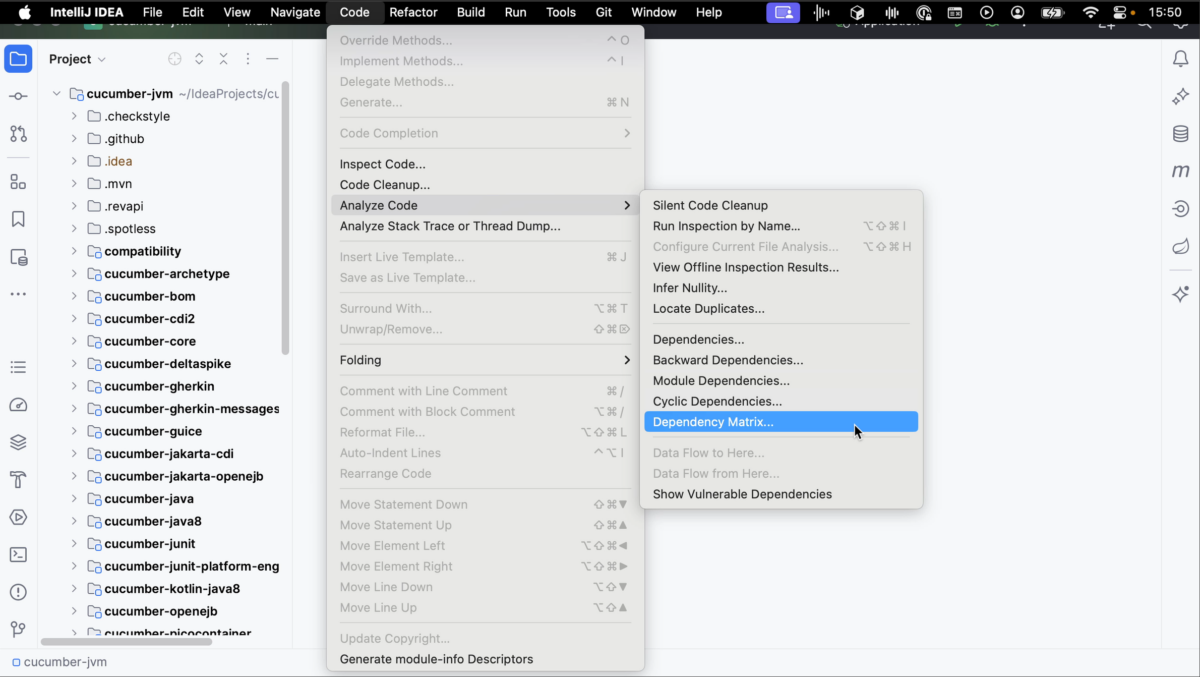 Explore project structure with IntelliJ IDEA's Dependency Matrix ... Explore project structure with IntelliJ IDEA's Dependency Matrix ...