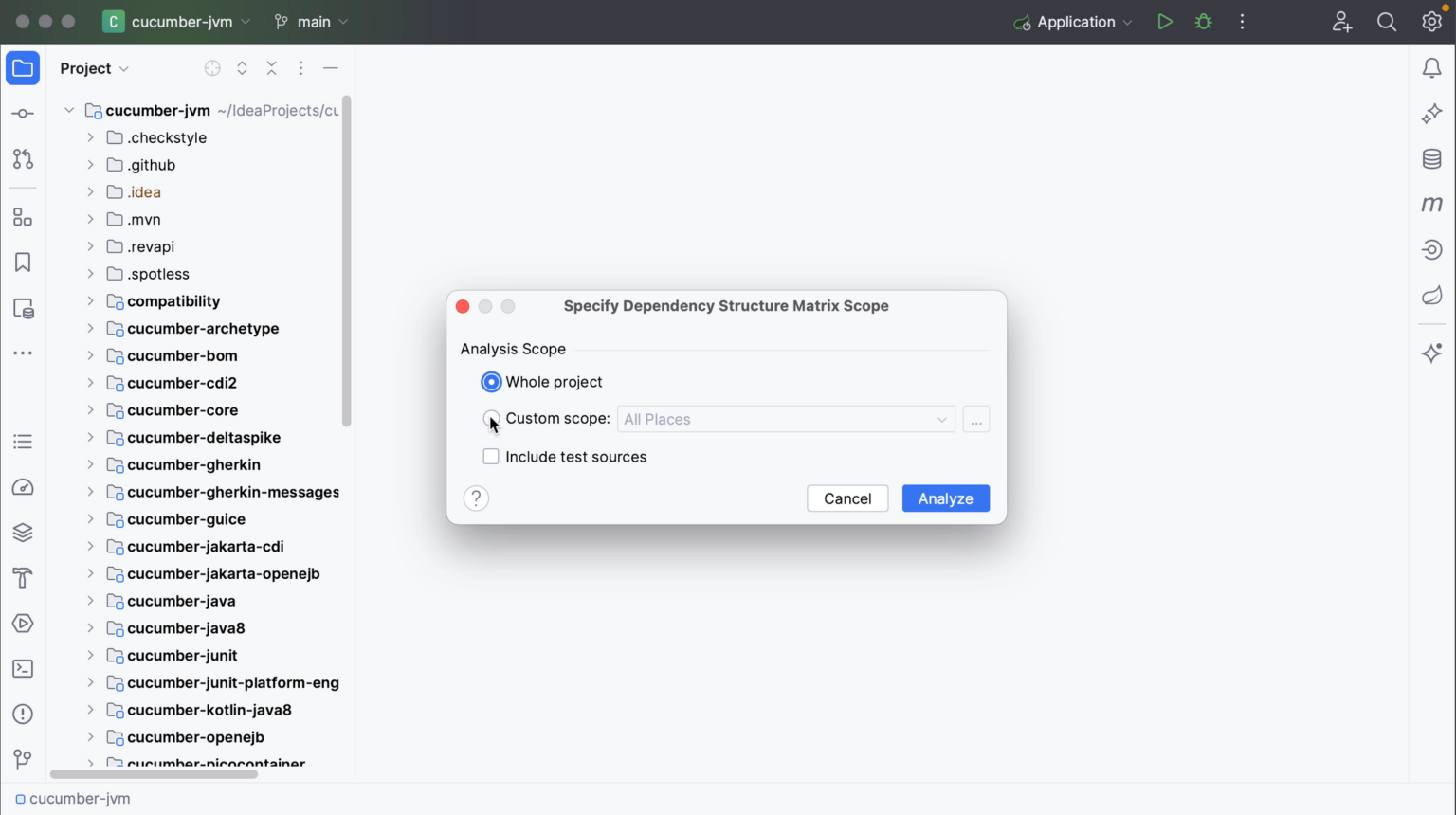 Explore Project Structure With Intellij Ideas Dependency Matrix