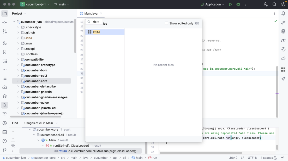 Explore Project Structure With Intellij Ideas Dependency Matrix